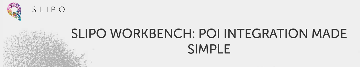slipo_workbench | Geospatial Enabling Technologies